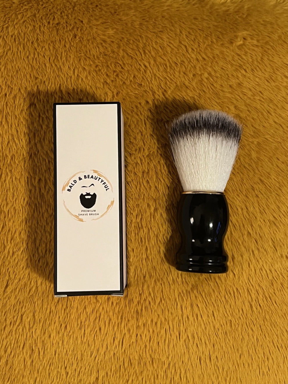 B&B Black shave brush – Bald and Beautyful Beard & Skincare
